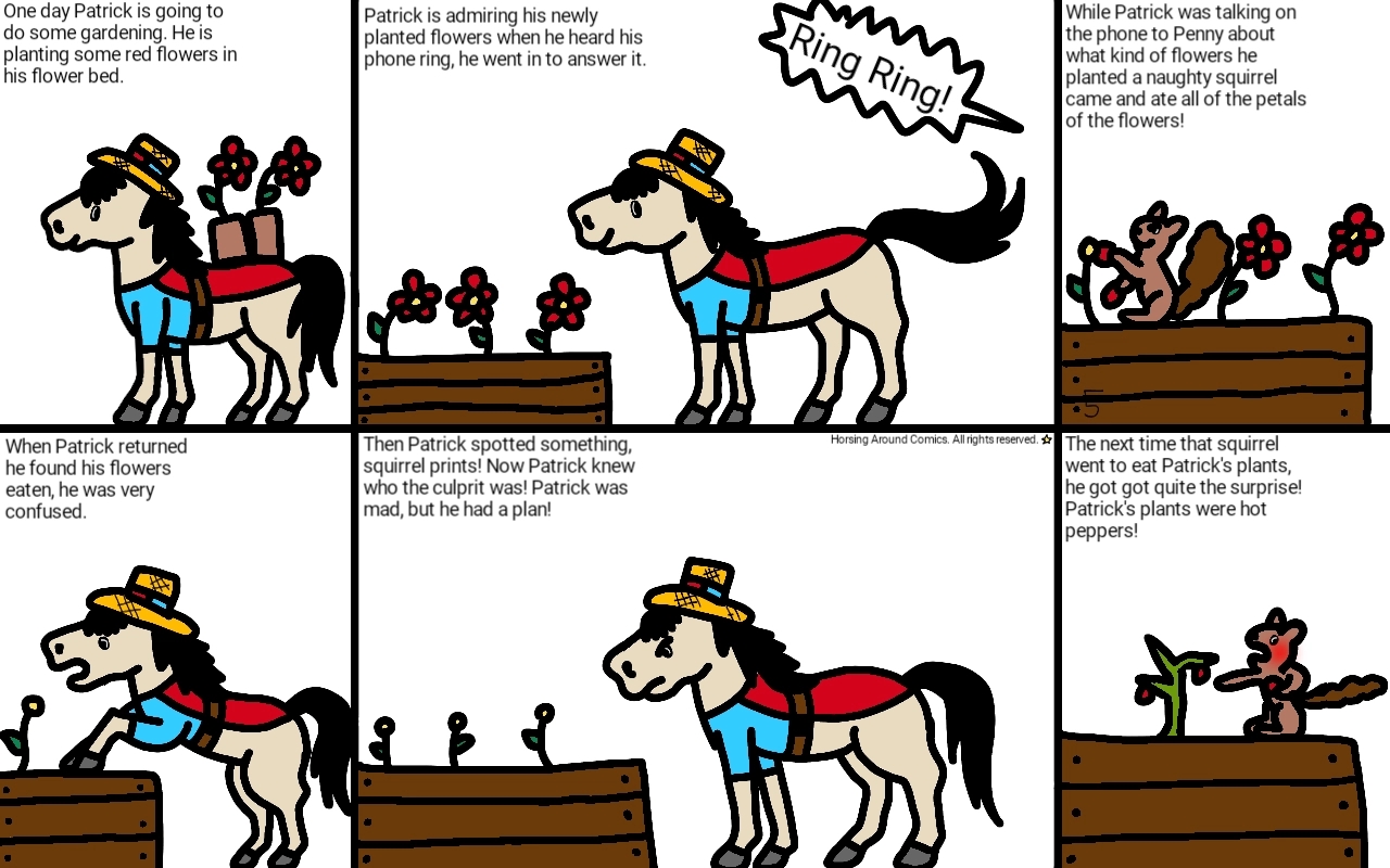The Adventures of Patrick & Penny – Horsing Around Comics